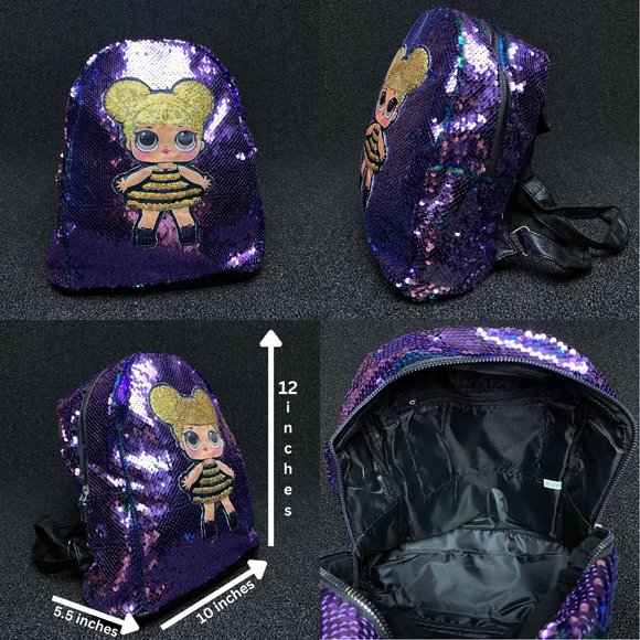 boutique | Bags | Lol Surprise Flip Sequin Doll Backpack For Girls ...